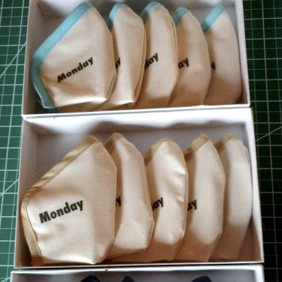 Accessories | Kid Set Of 5 Days Of Week Masks | Poshmark